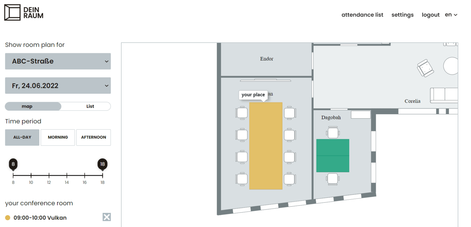 Flexible Workstation Booking Through Desk Sharing